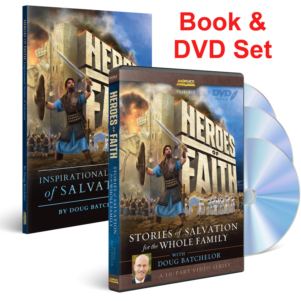 Heroes of Faith: Inspirational Stories of Salvation DVD and Book Set