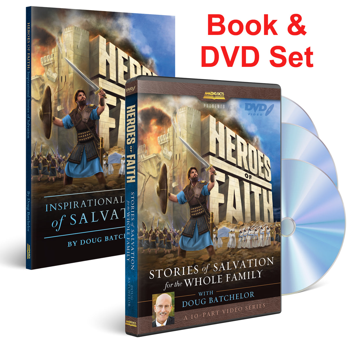 Heroes of Faith: Inspirational Stories of Salvation DVD and Book Set