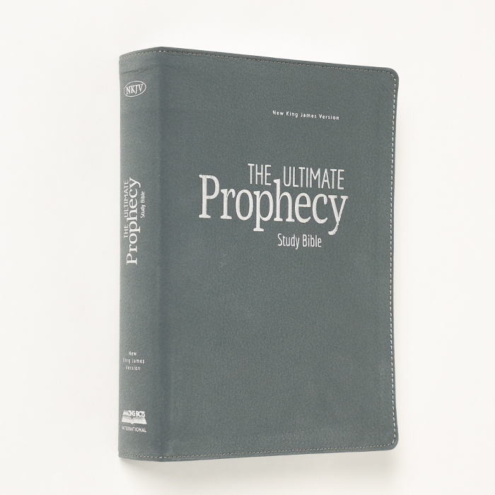 Now in Stock! The Ultimate Prophecy Study Bible - Gray Leather by Amaz