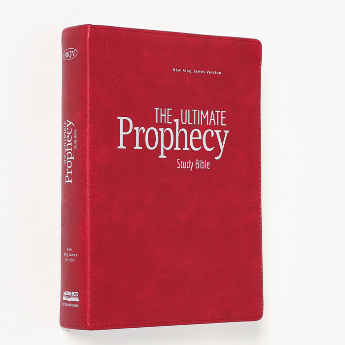 The Ultimate Prophecy Study Bible - Maroon Leathersoft by Amazing Fact