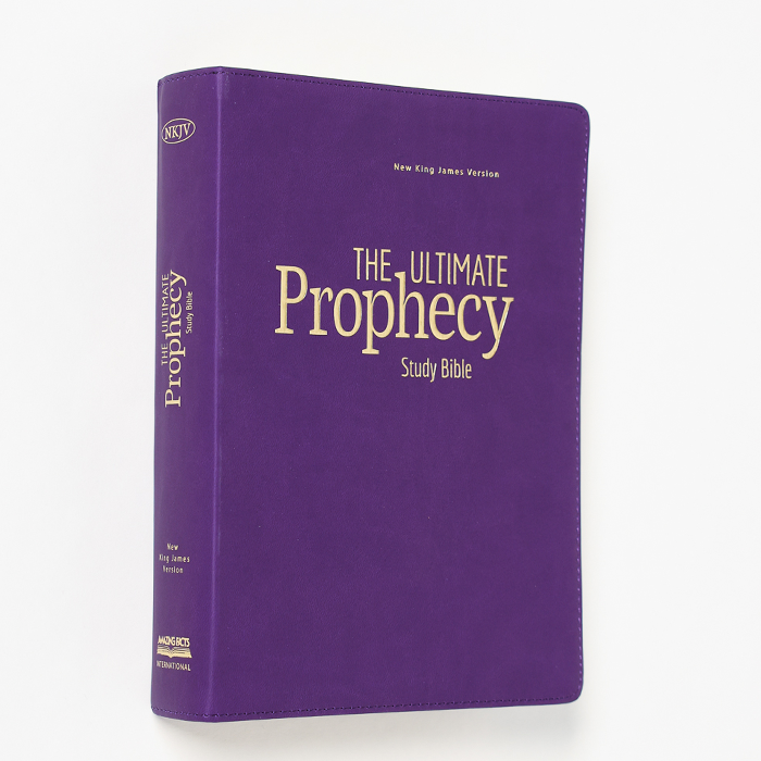 Now in Stock! The Ultimate Prophecy Study Bible - Purple Leathersoft b