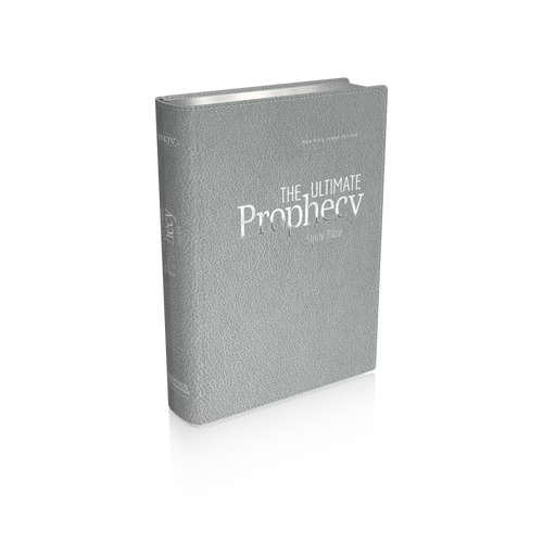 Pre-Order Now! The Ultimate Prophecy Study Bible - Gray Leather by Ama