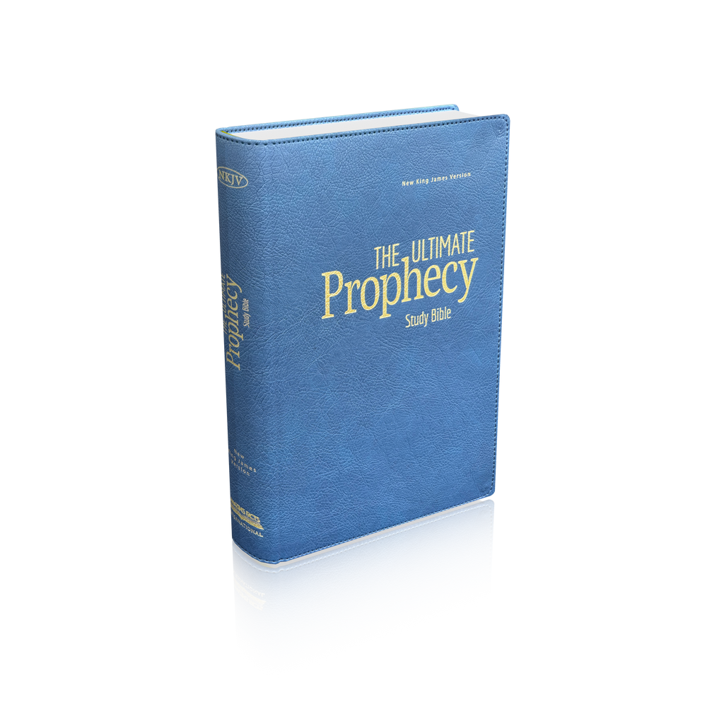Pre-Order Now! The Ultimate Prophecy Study Bible - Blue Leathersoft by