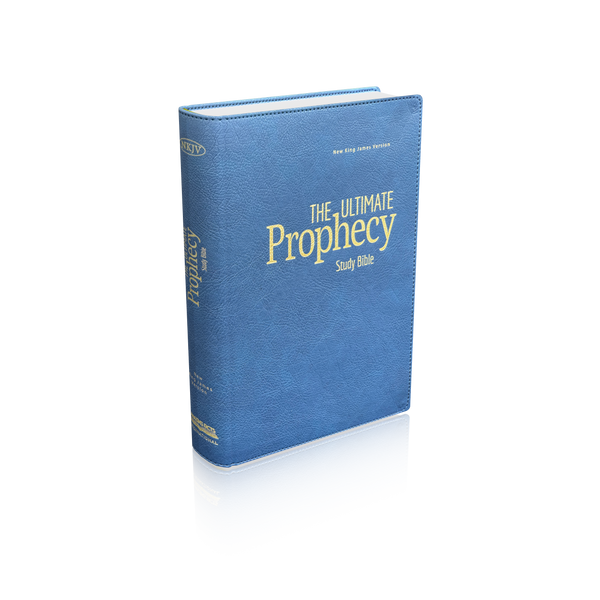Pre-Order Now! The Ultimate Prophecy Study Bible - Blue Leathersoft by