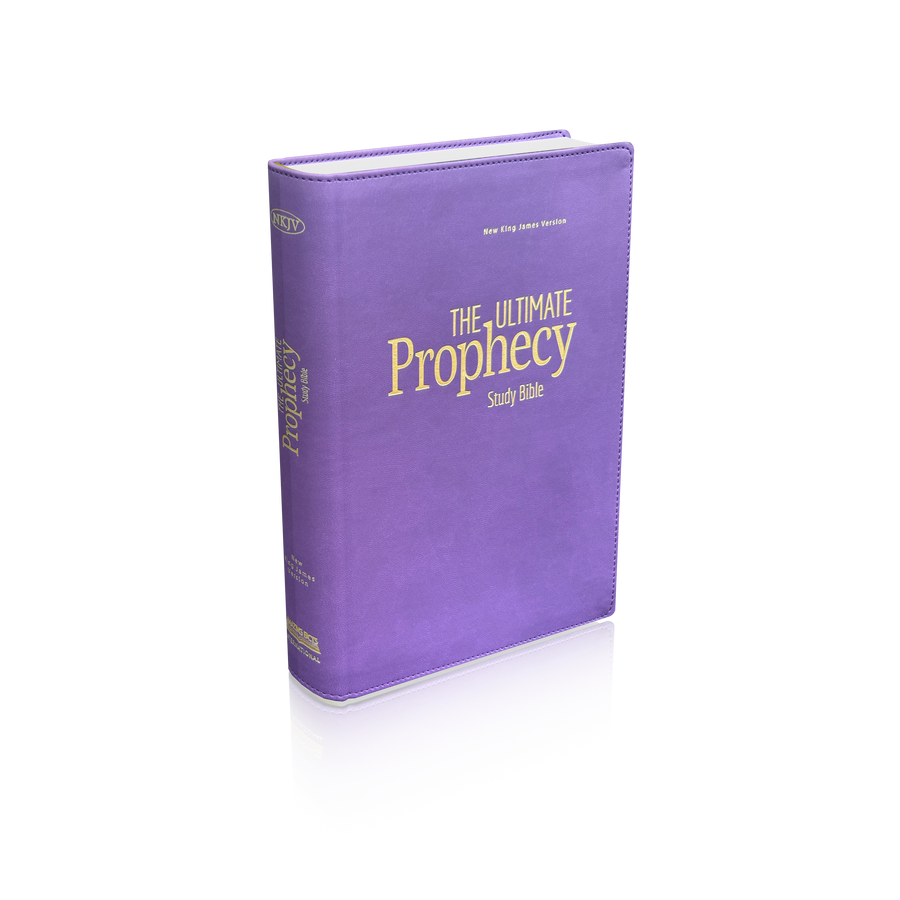 Pre-Order Now! The Ultimate Prophecy Study Bible - Lavender Leathersof
